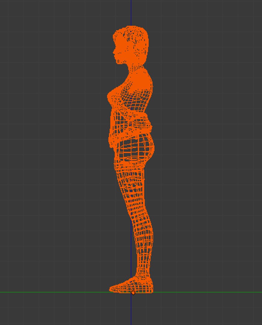 Character Female Base Mesh Model - TurboSquid 1418498
