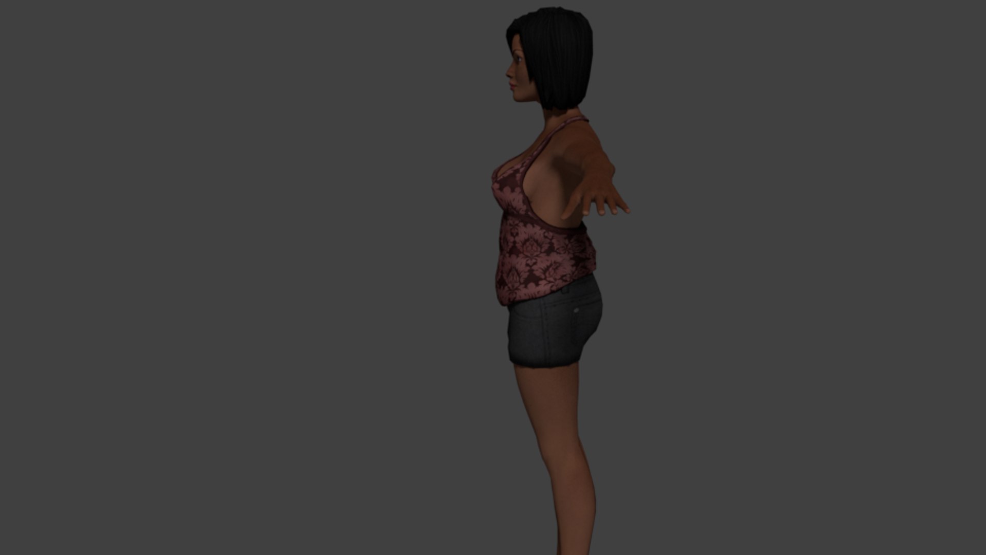 Character Female Base Mesh Model - TurboSquid 1418498