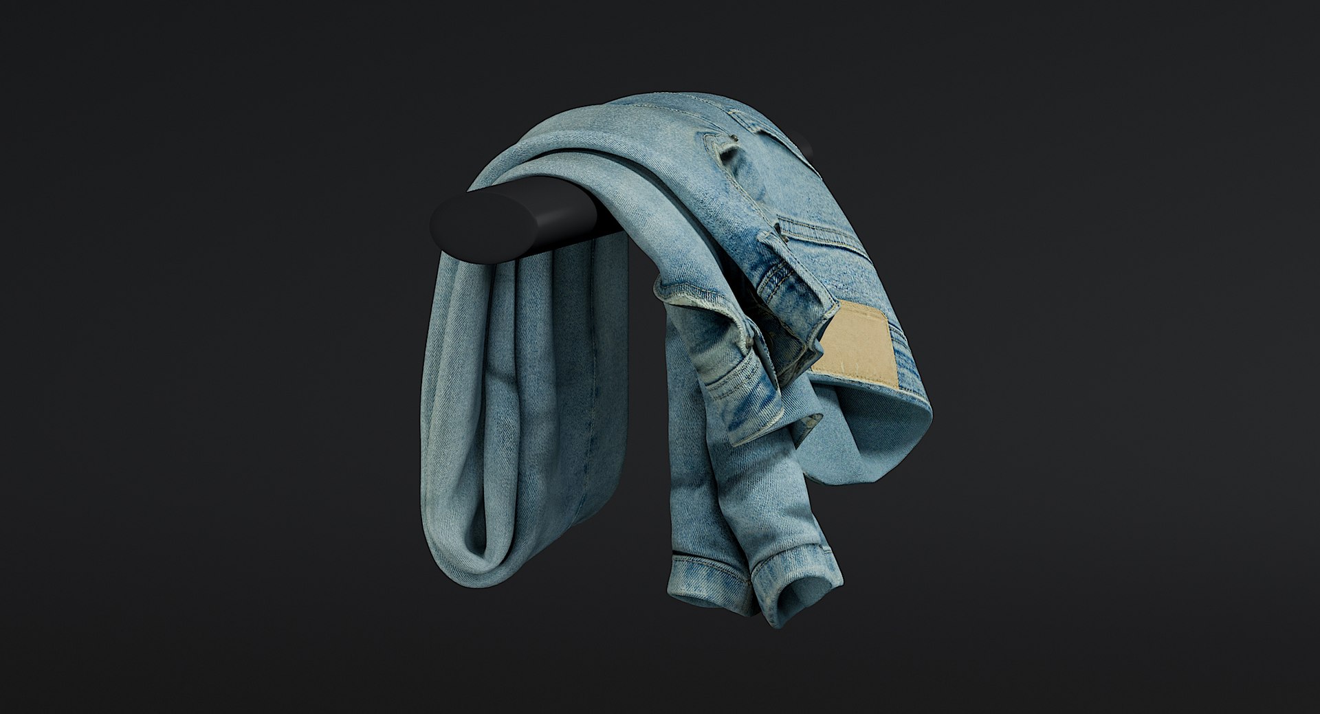 3D model realistic jeans blue v4 - TurboSquid 1467164