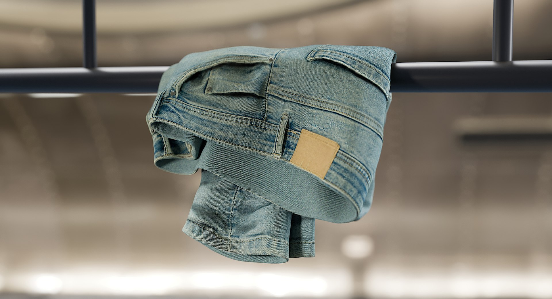 3D model realistic jeans blue v4 - TurboSquid 1467164