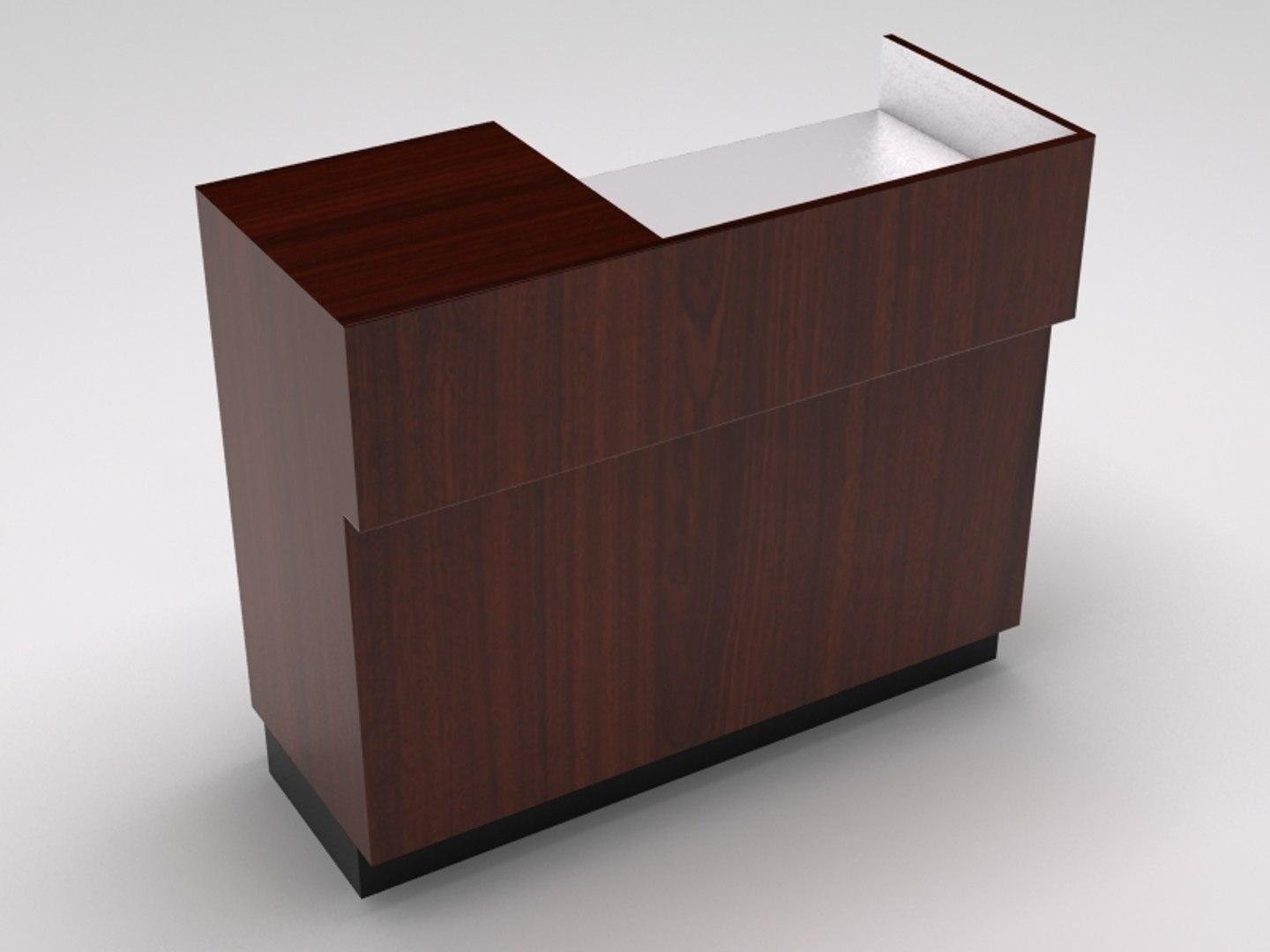 Retail Showcase Counter Cash Register 3d Max