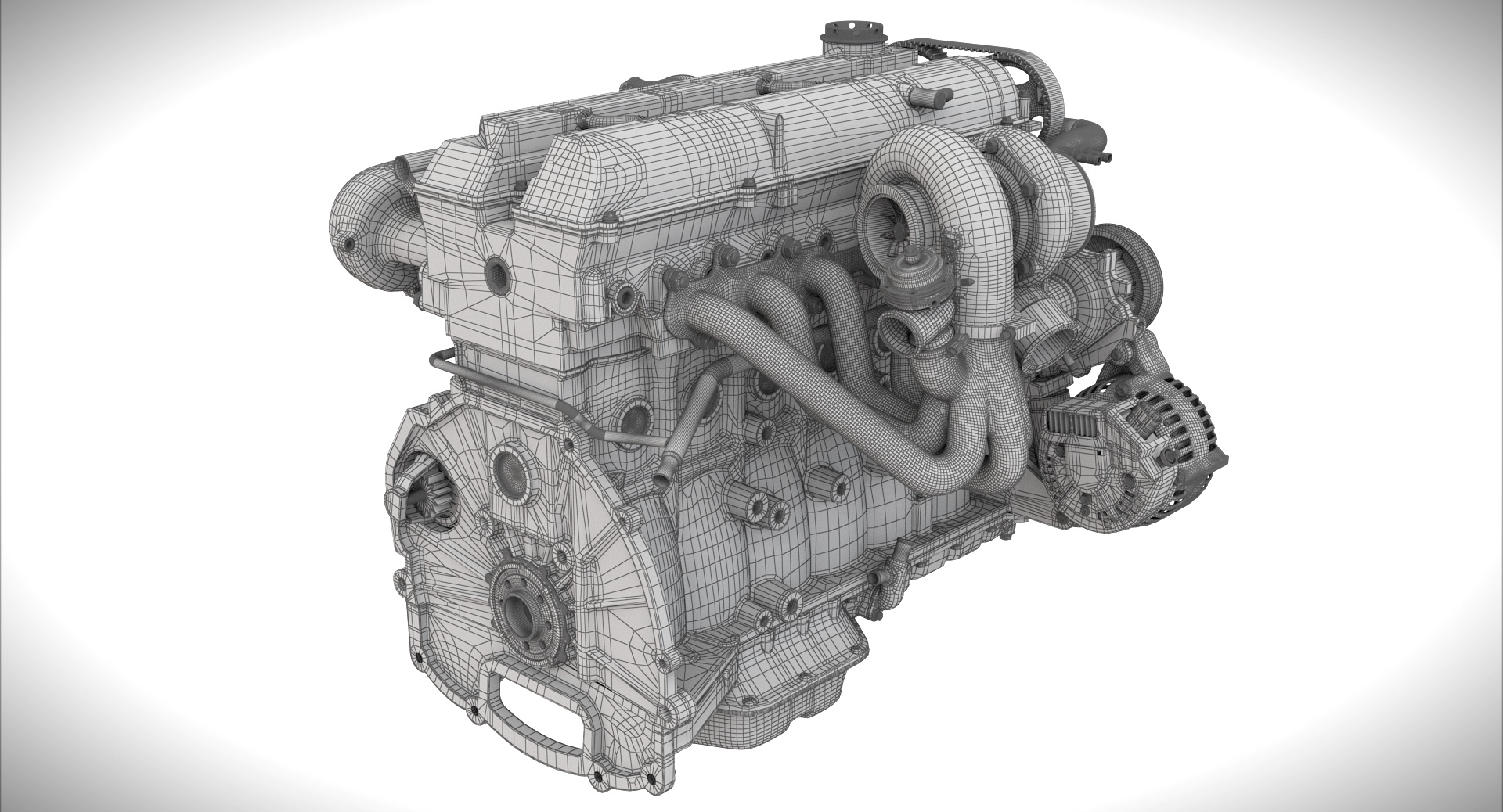 丰田2JZ-GTE Supra发动机3D模型 - TurboSquid 1274111