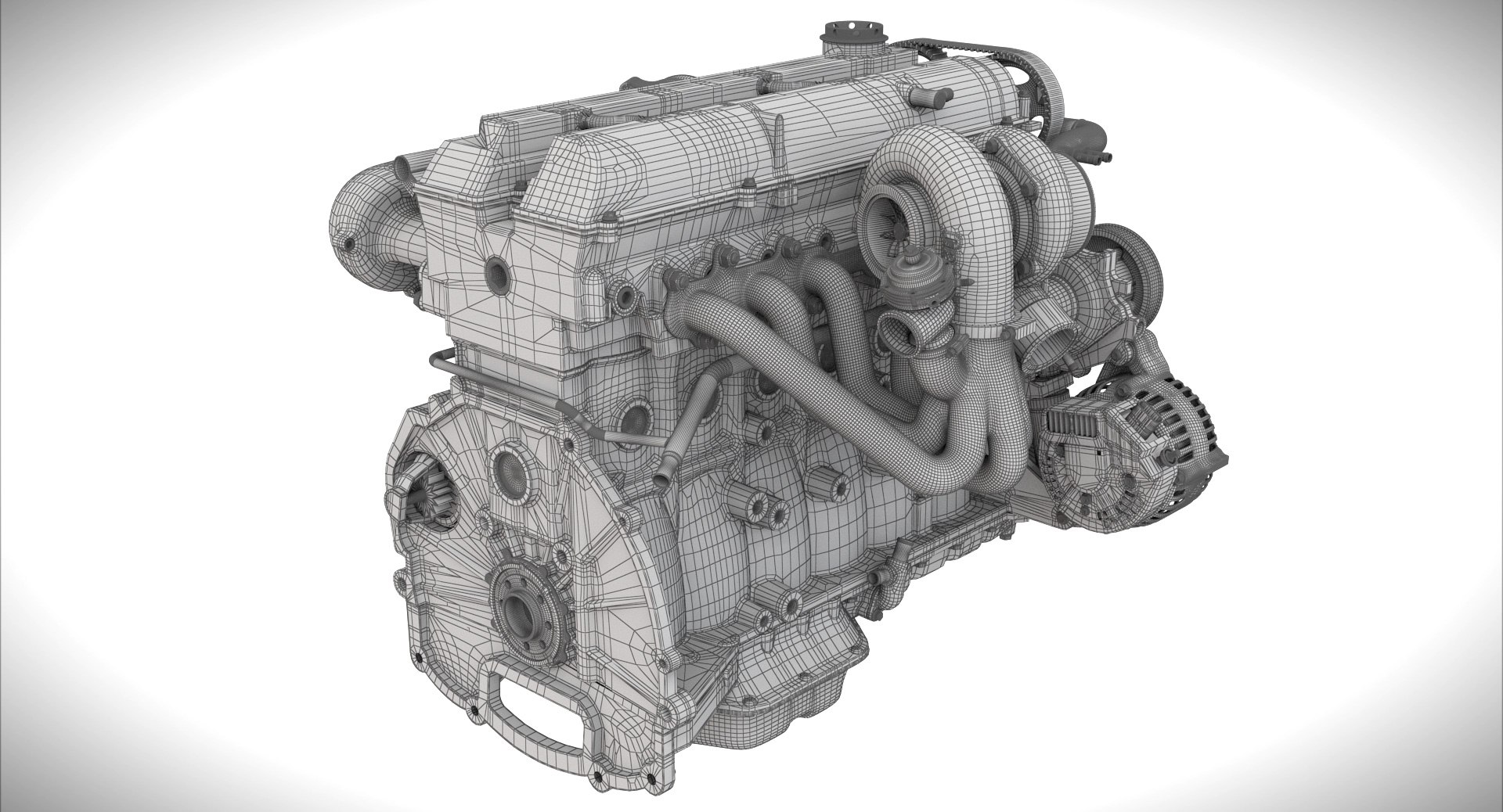3D Toyota Engine 2jz-gte - TurboSquid 1274111