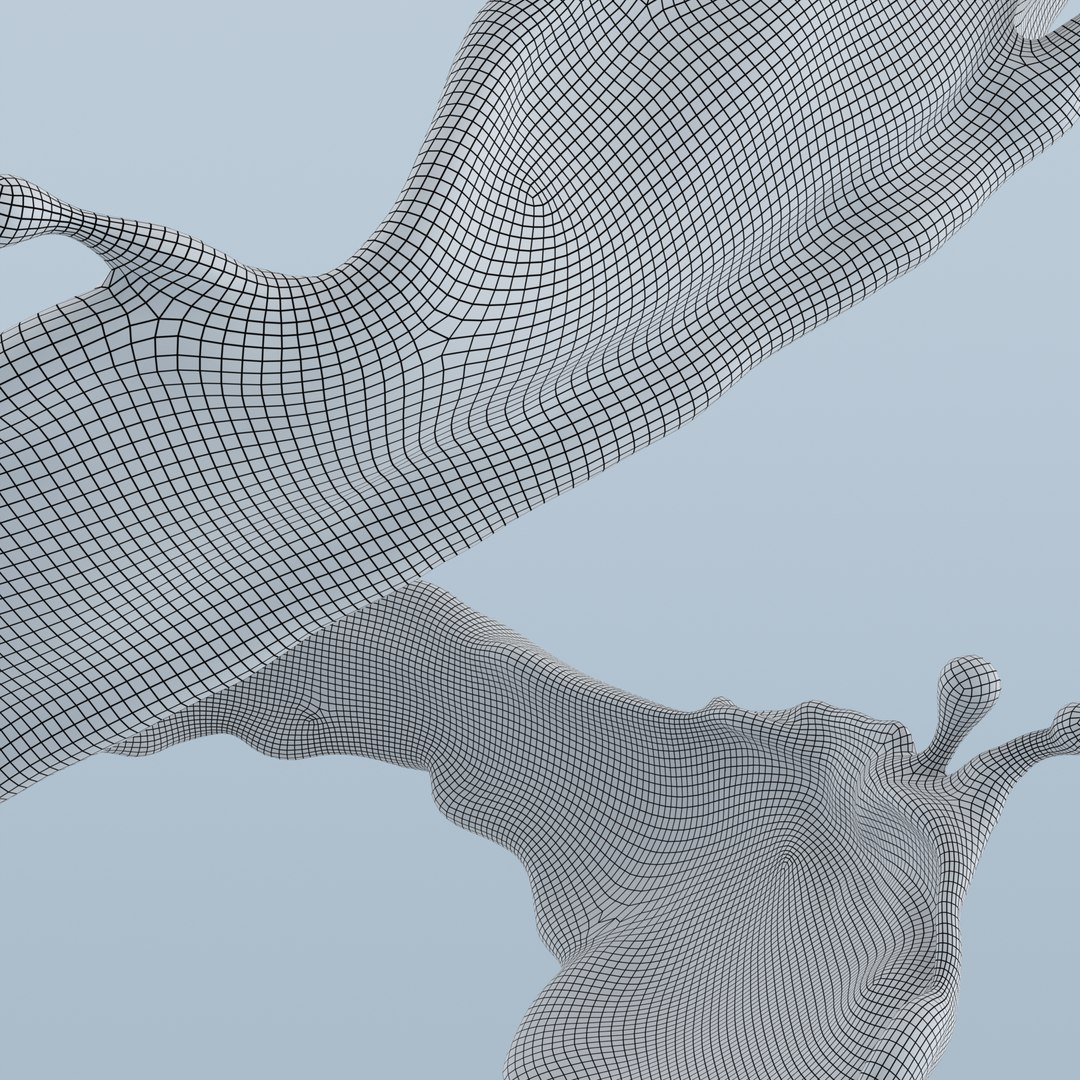 3D Model Liquid Pouring Into Glass With Swirl Splash 3D Model ...