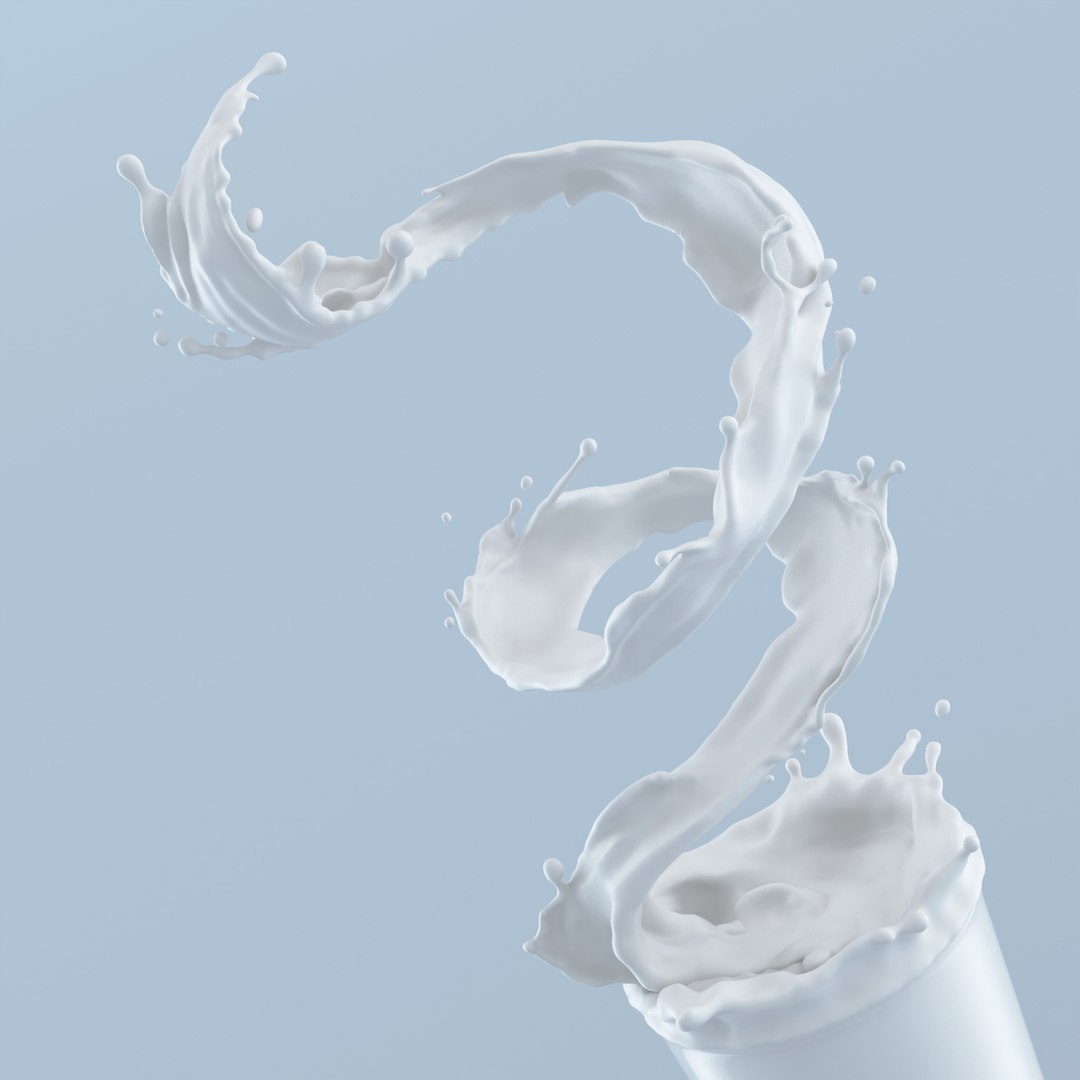 3D Model Liquid Pouring Into Glass With Swirl Splash 3D Model ...