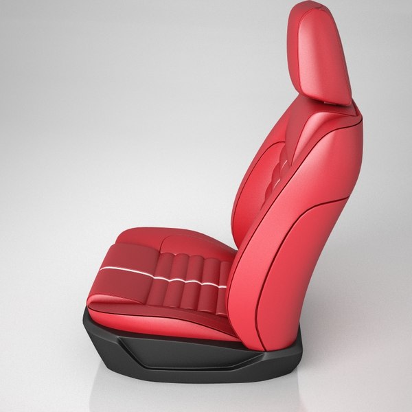 gt car seat 3d model