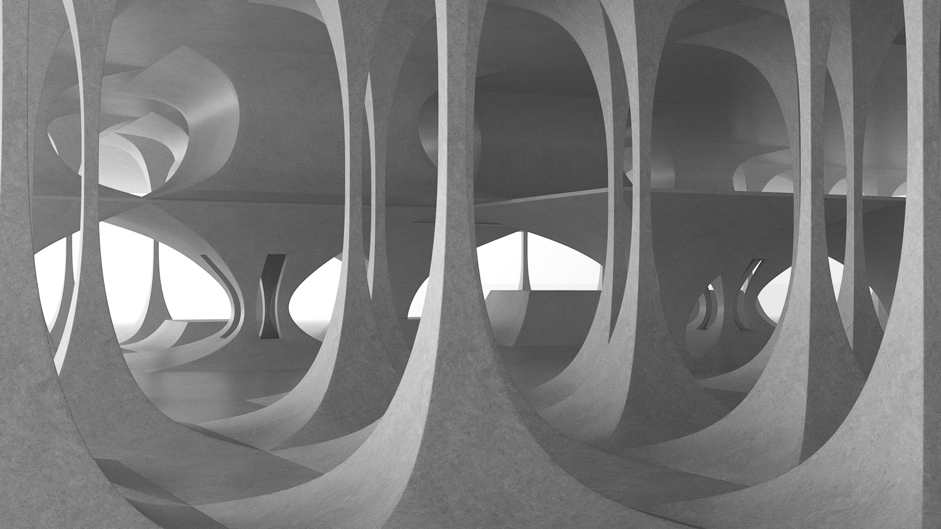 3D Abstract Architecture 01 - TurboSquid 2103156