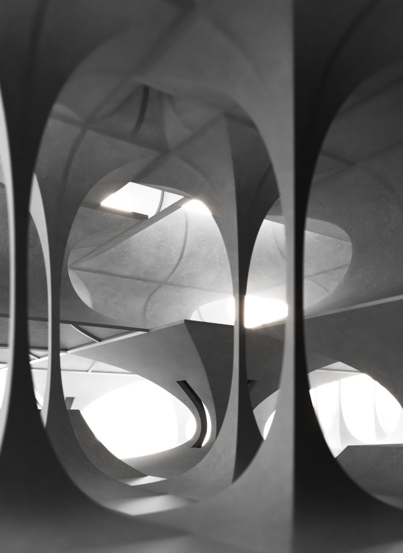 3D Abstract Architecture 01 - TurboSquid 2103156