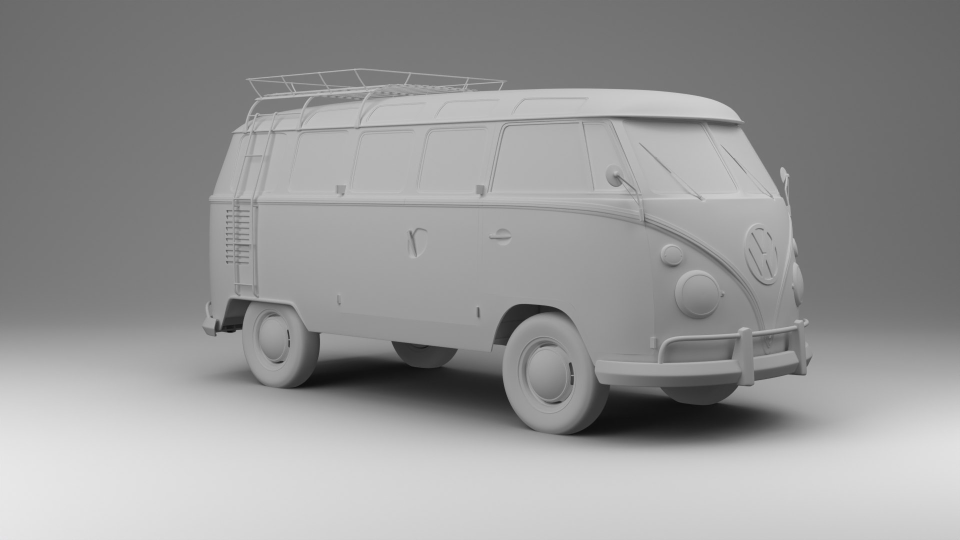 3D Volkswagen T1 Full Interior And Chassis - TurboSquid 2087654