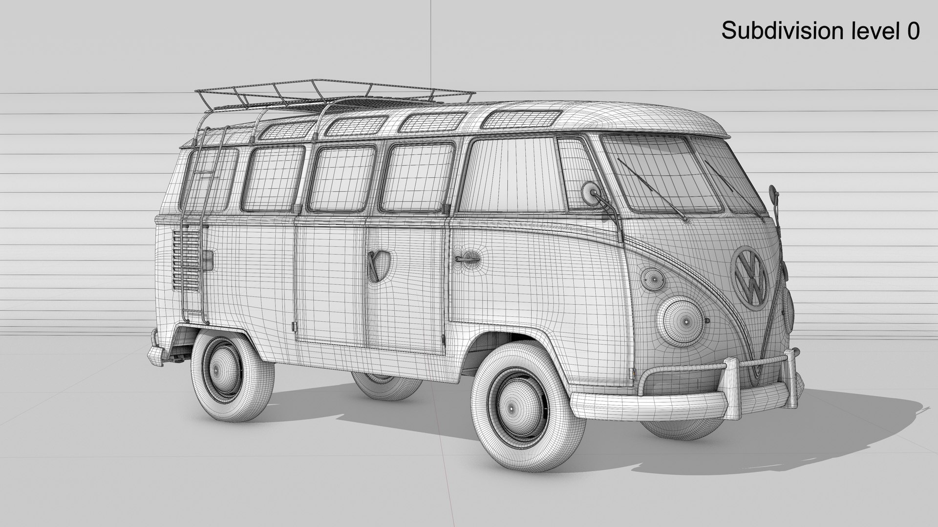 3D Volkswagen T1 Full Interior And Chassis - TurboSquid 2087654