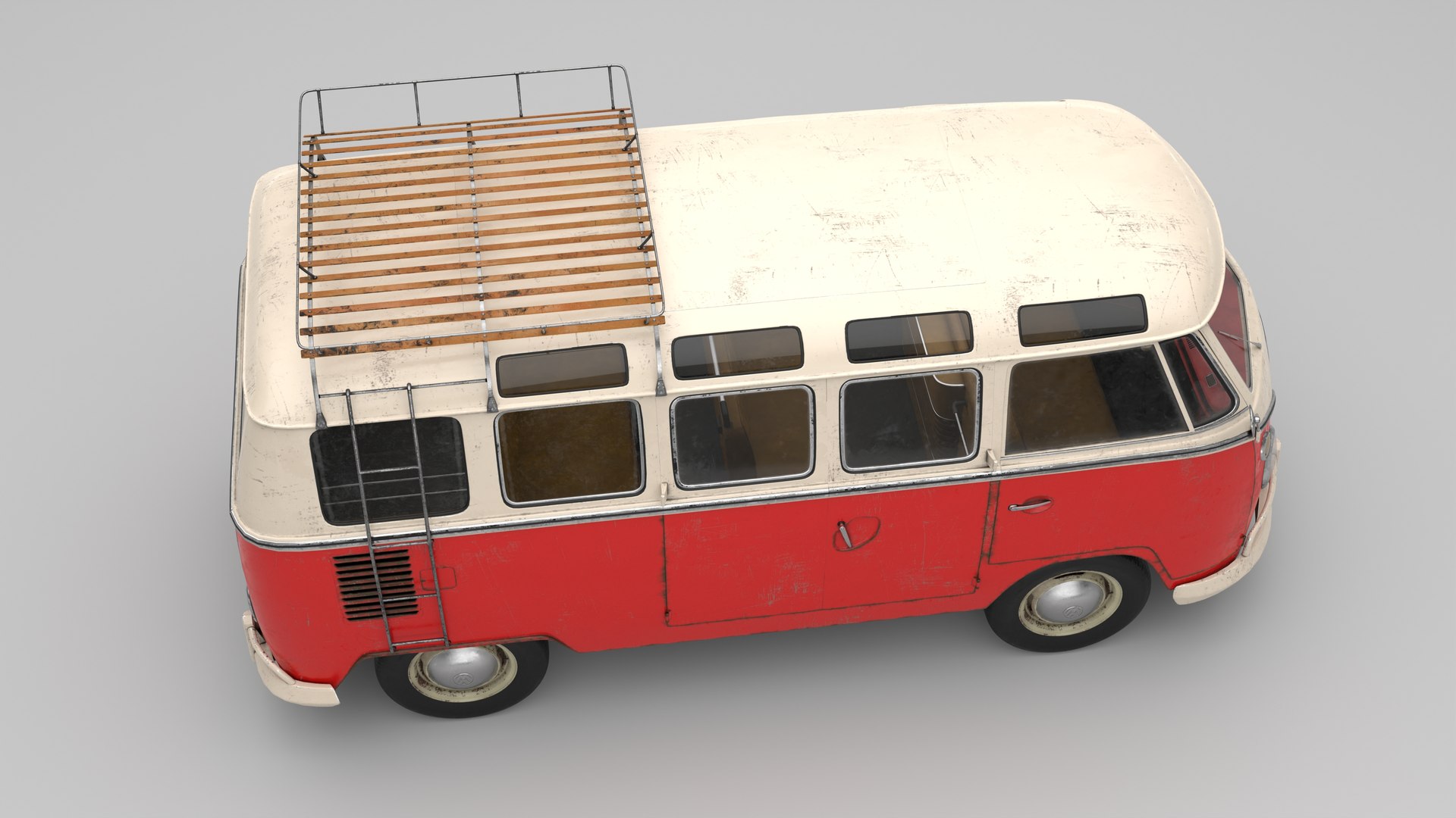 3D Volkswagen T1 Full Interior And Chassis - TurboSquid 2087654