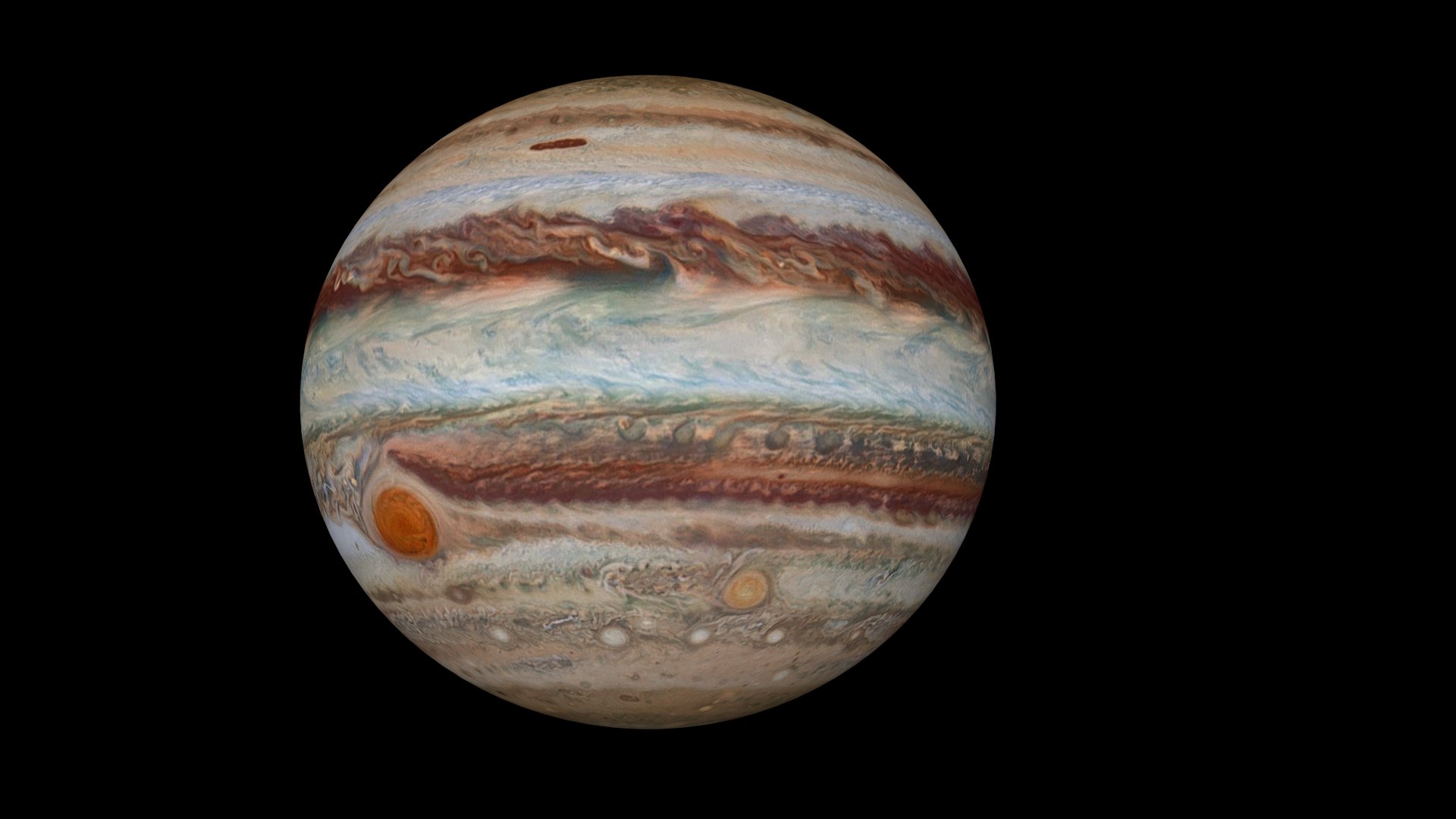 Realistic Jupiter 3d Obj