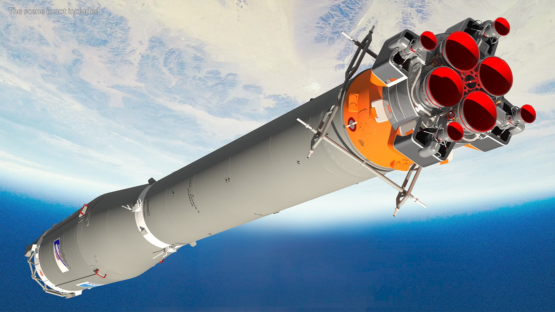 3D Soyuz 2 Rocket Stage 2 Model - TurboSquid 1770135