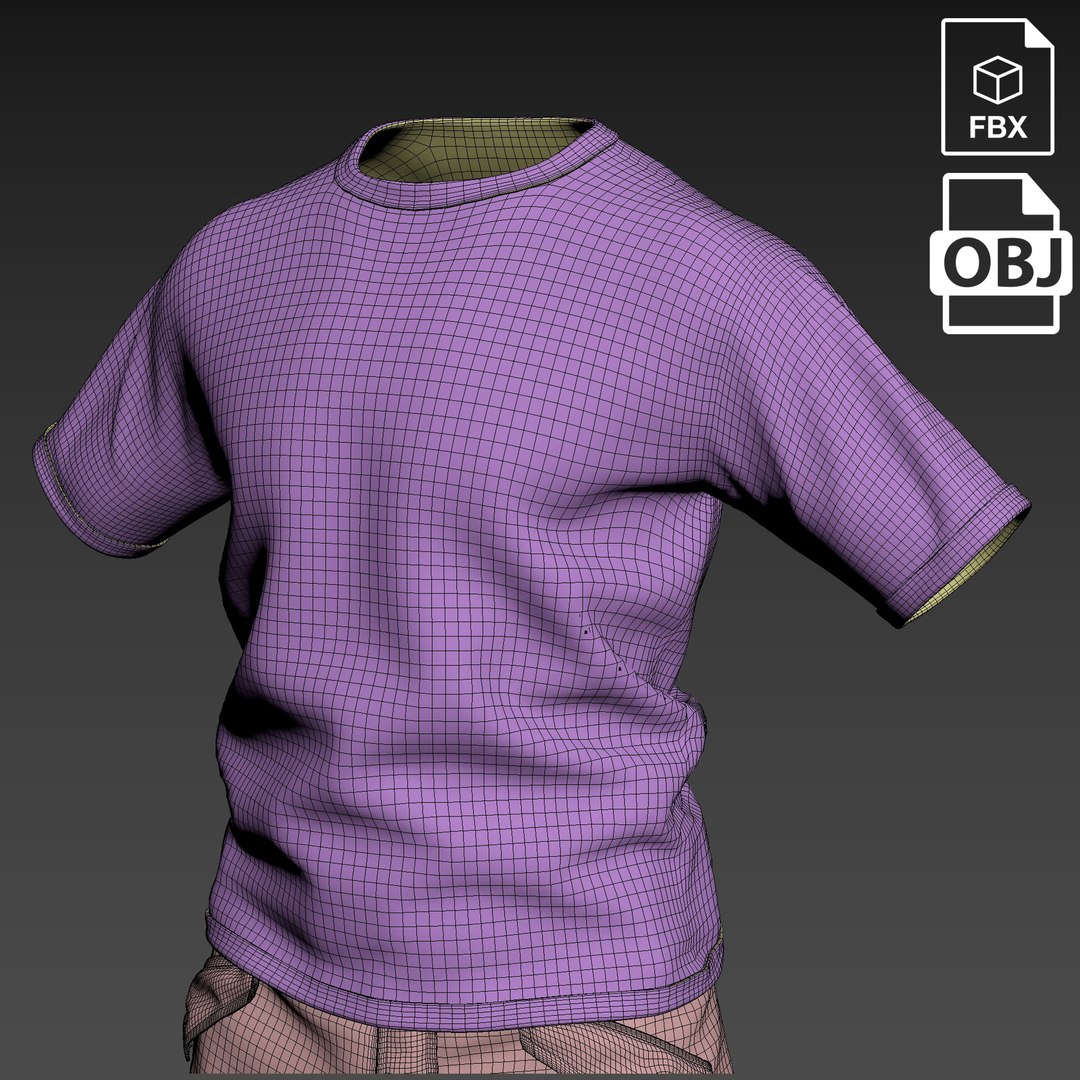 Men Clothes High Poly Clean Retopology 3D model 3D model - TurboSquid ...