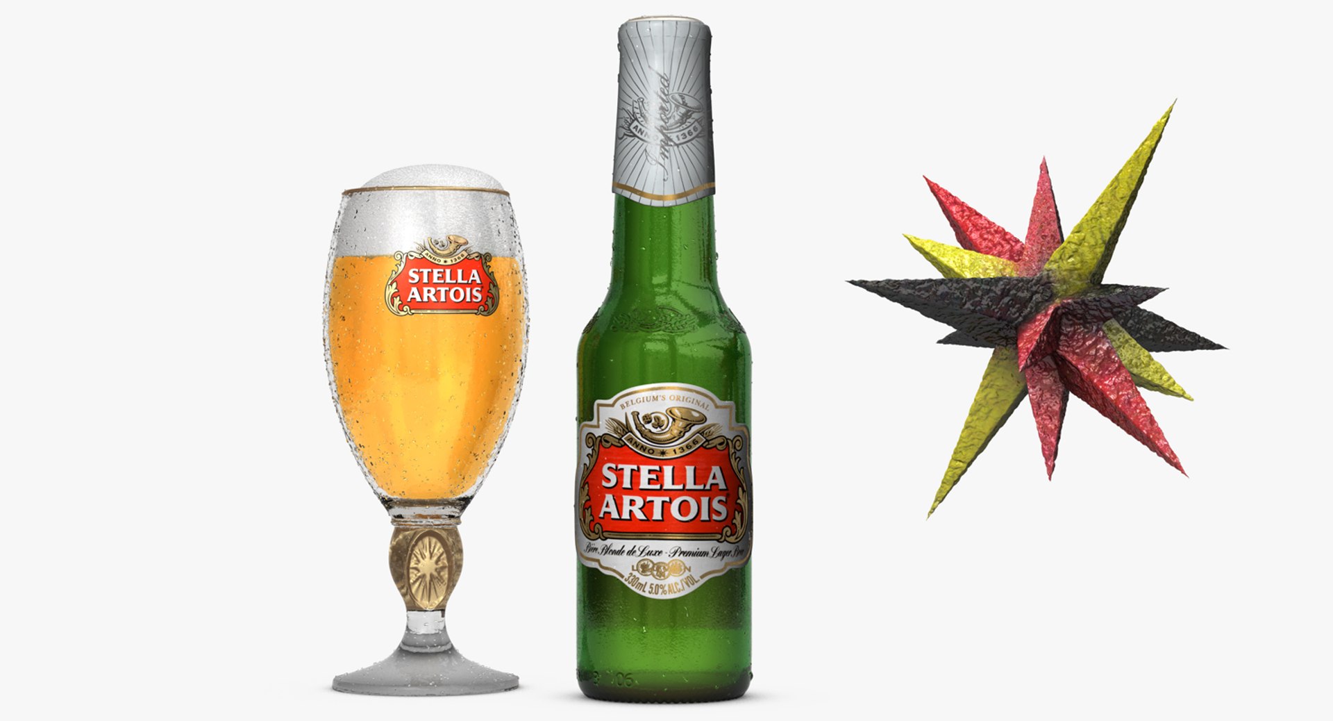 Stella Artois Beer Bottle 3ds
