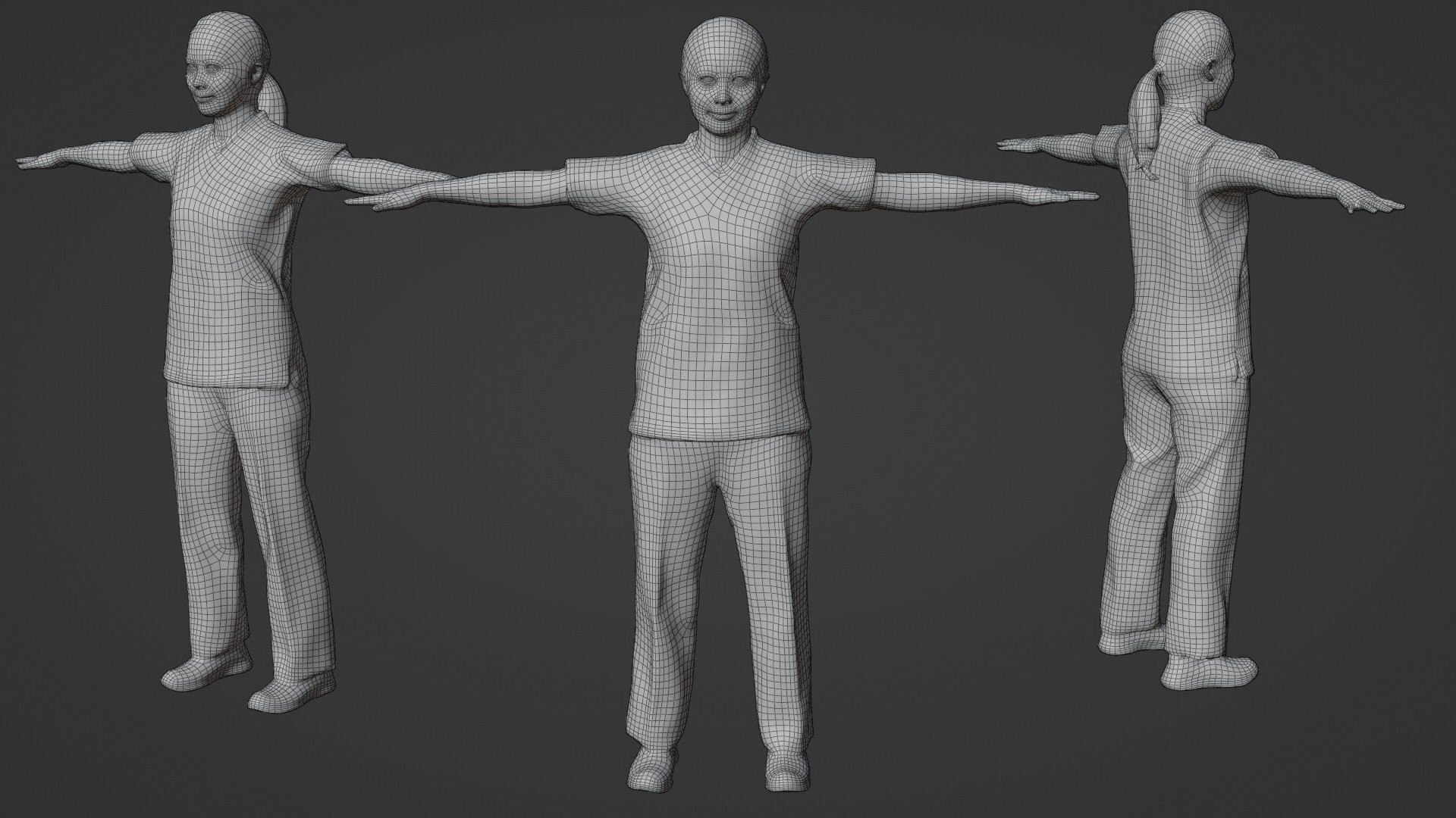 3D Asian Nurse Woman Animation3D 190 Yuki - TurboSquid 2142613