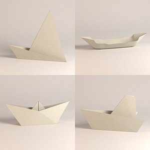 3d paper ship