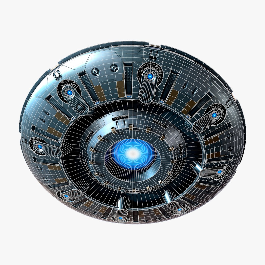 Space Ufo 3D Model - TurboSquid 1339606