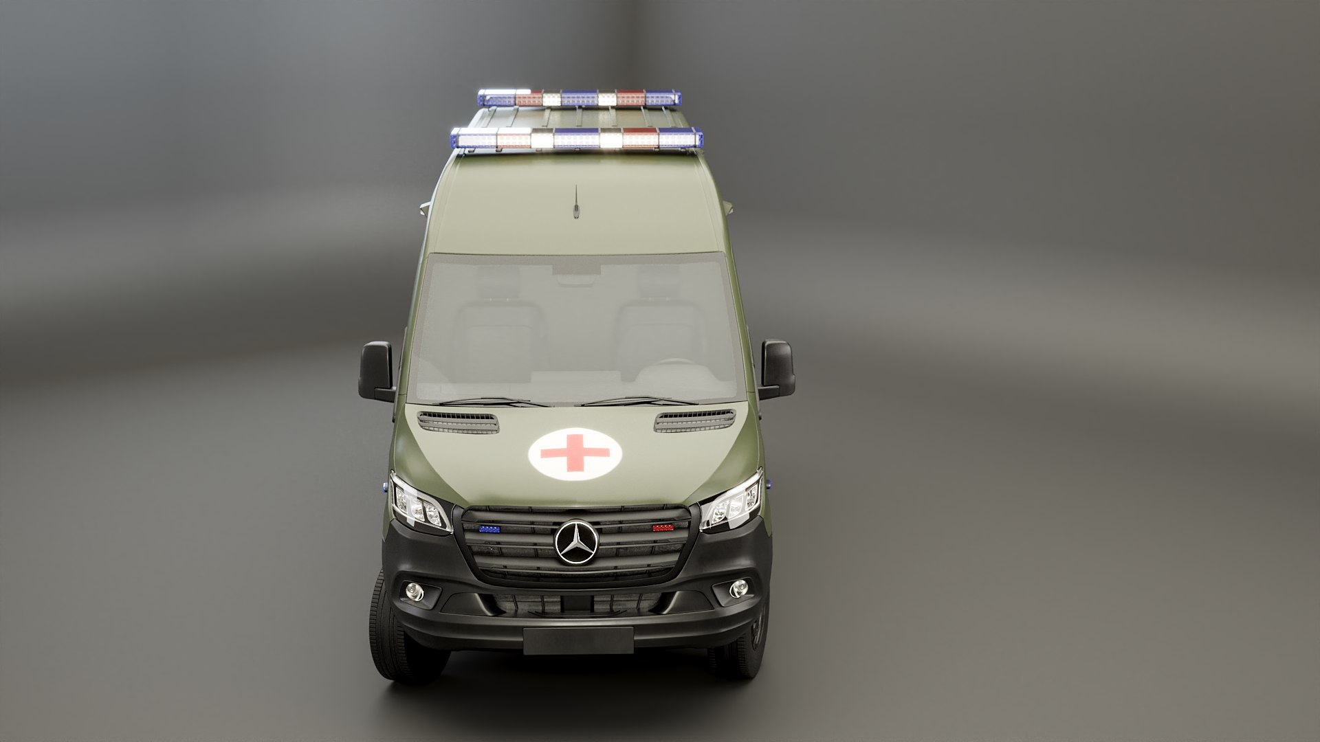 Mercedes Sprinter 4x4 Military Ambulance 3D Model - TurboSquid 2300604