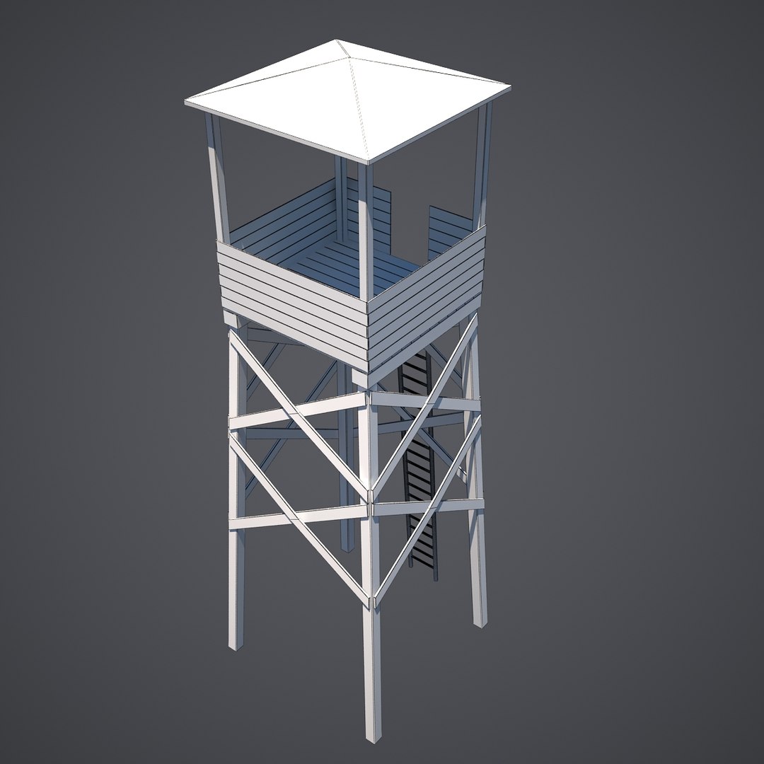Hunters Watch Tower Architecture 3d Max