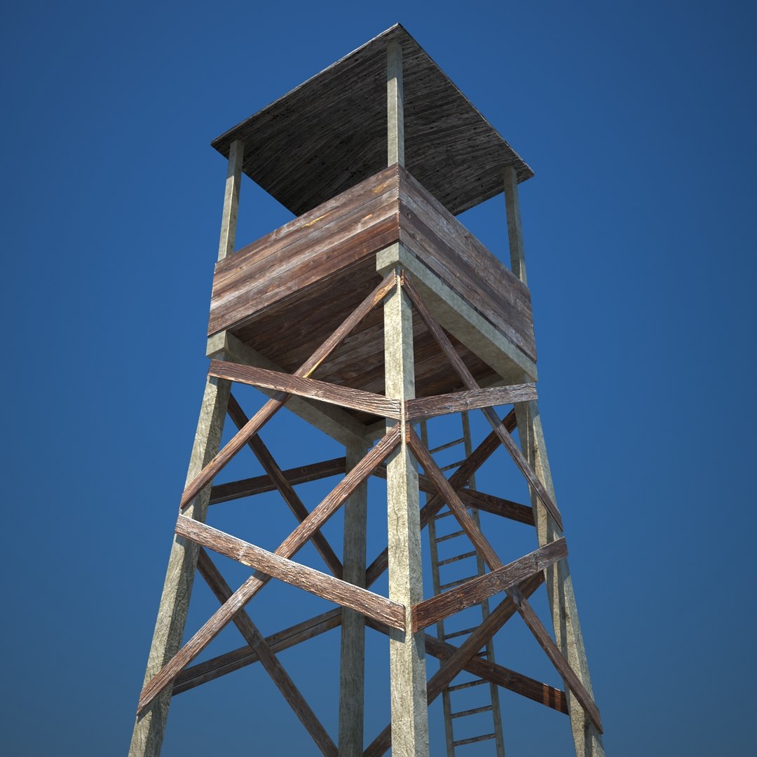 Hunters Watch Tower Architecture 3d Max