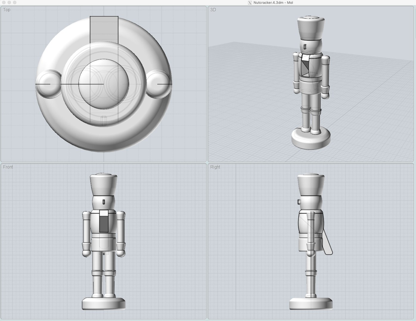 Christmas Nutcracker 3D Model - TurboSquid 1661818
