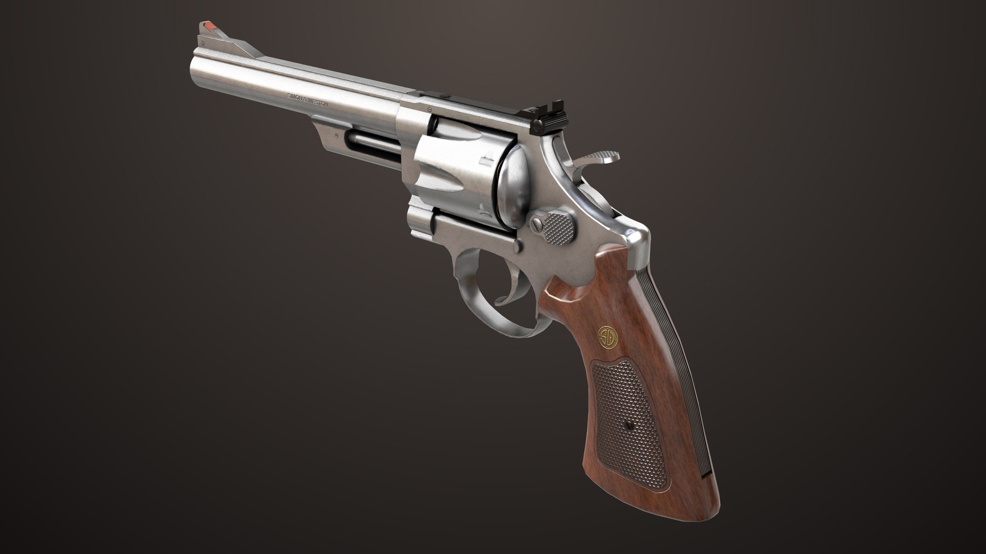 Revolver 01 Model M29 All PBR Unity UE Textures 3D model - TurboSquid ...