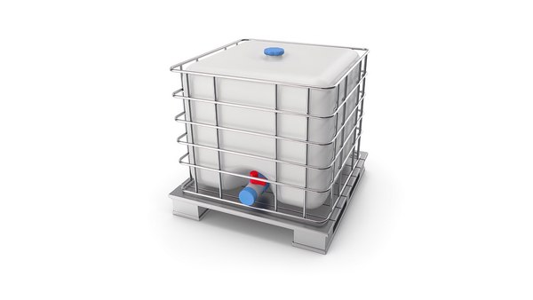 3D Plastic Water Storage Tank - TurboSquid 2029401