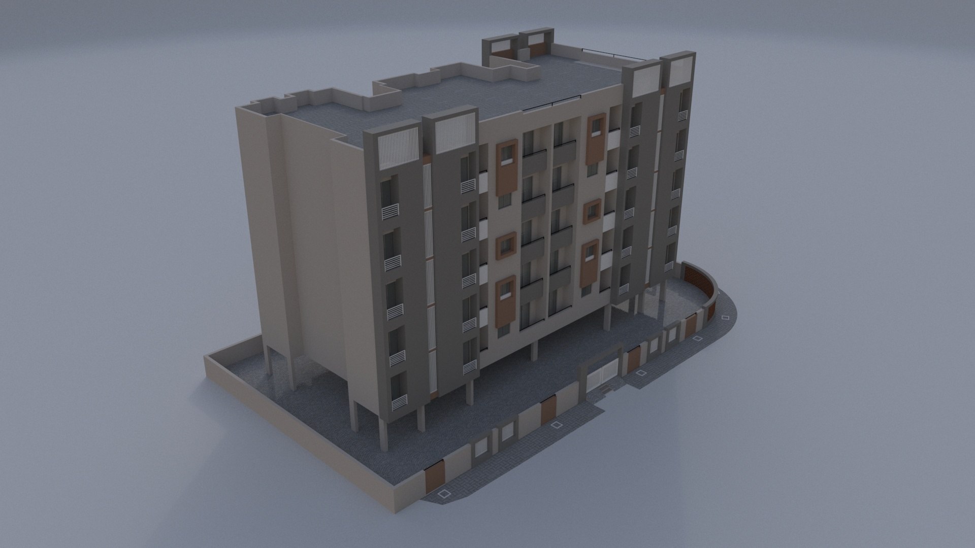3D Building_Generic_A Model - TurboSquid 2312219