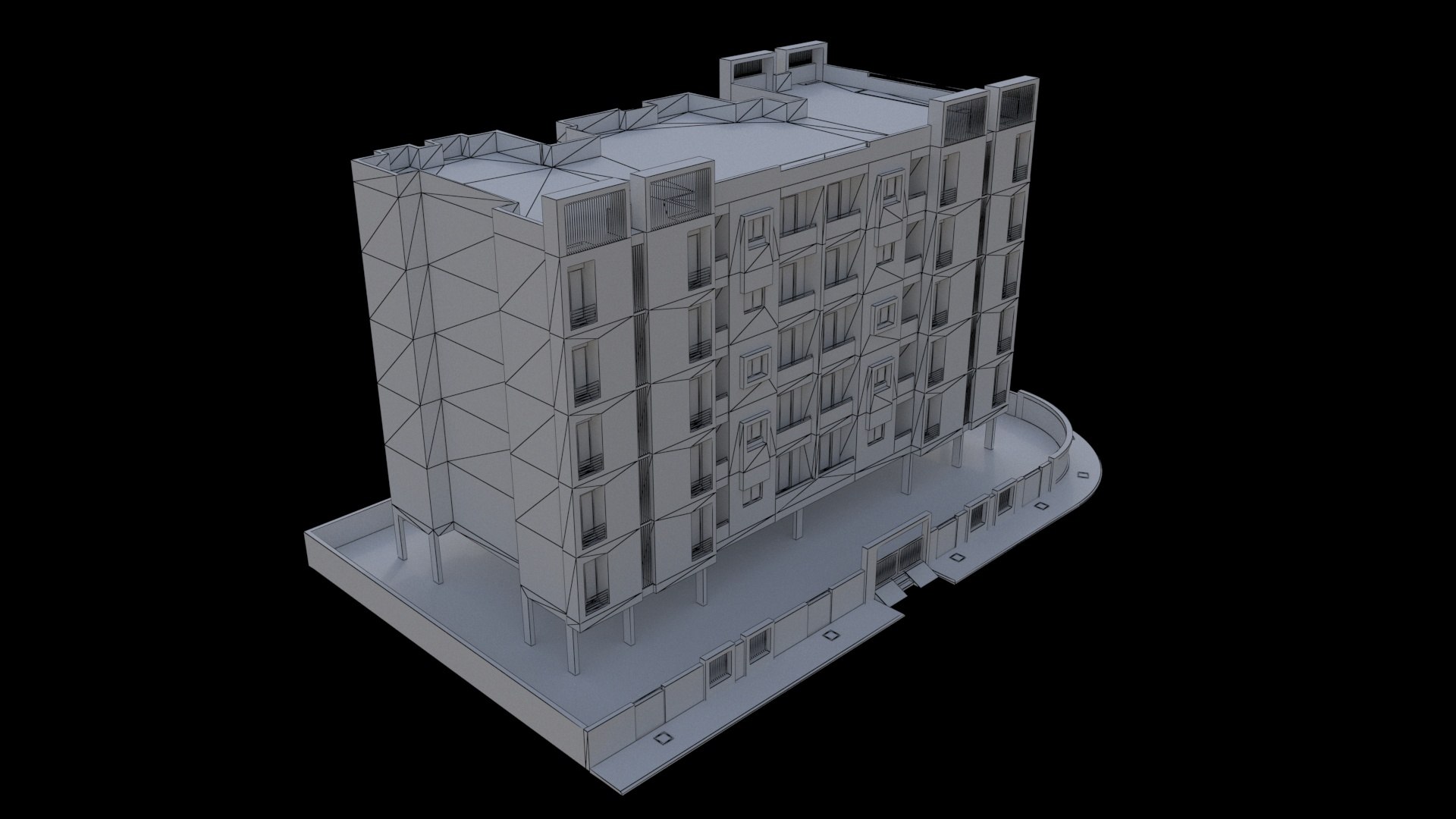 3D Building_Generic_A Model - TurboSquid 2312219