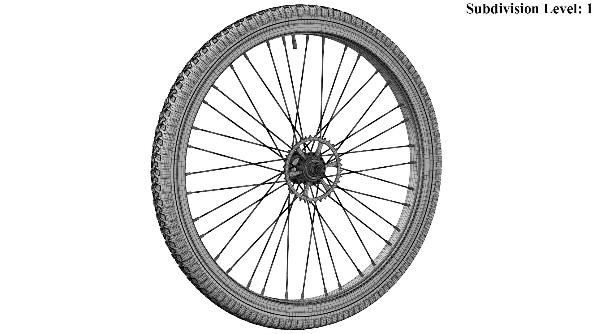 3D Detailed Bicycle Parts Collection - TurboSquid 2058002