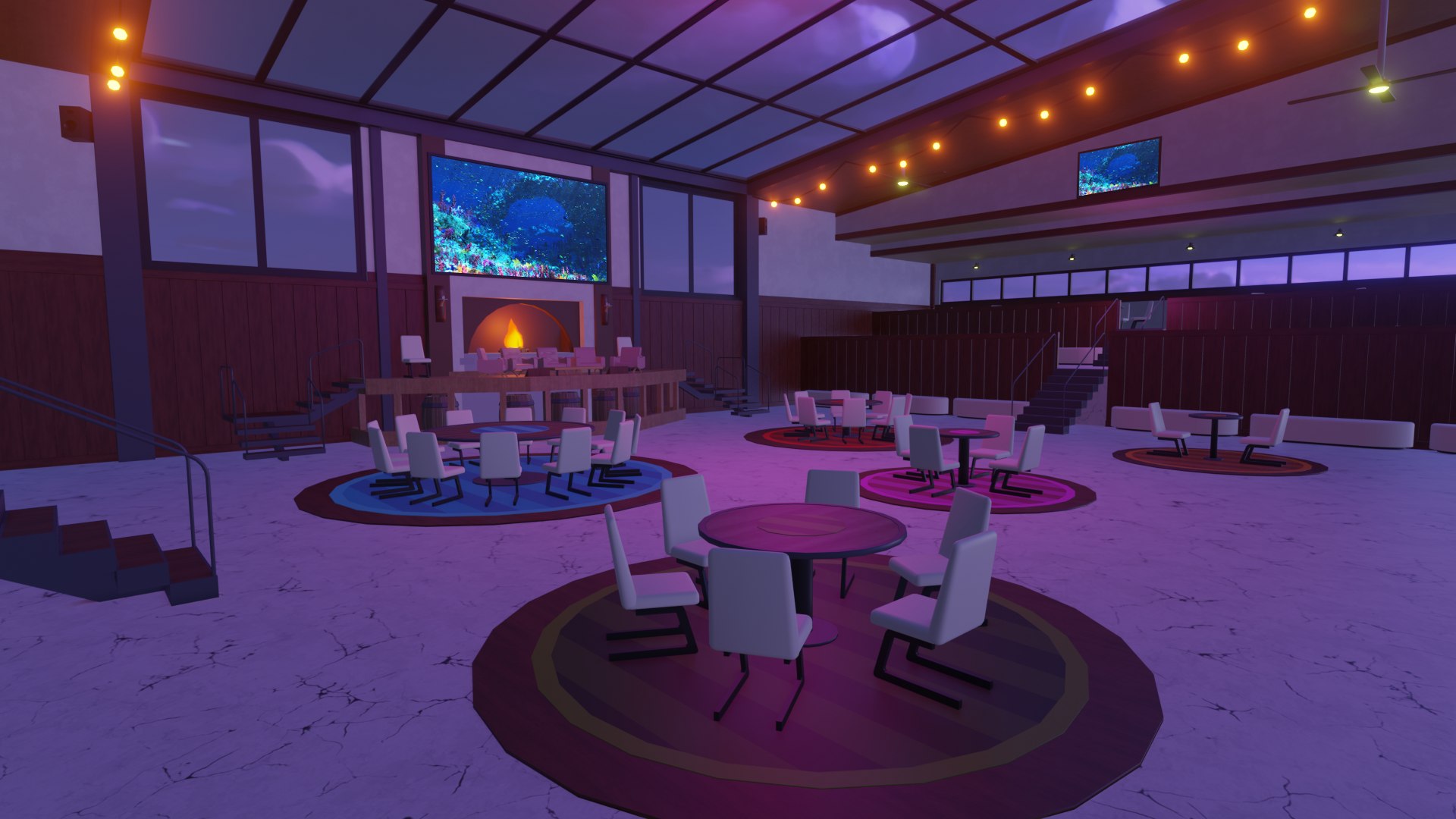 3D Metaverse Restaurant - TurboSquid 1877557