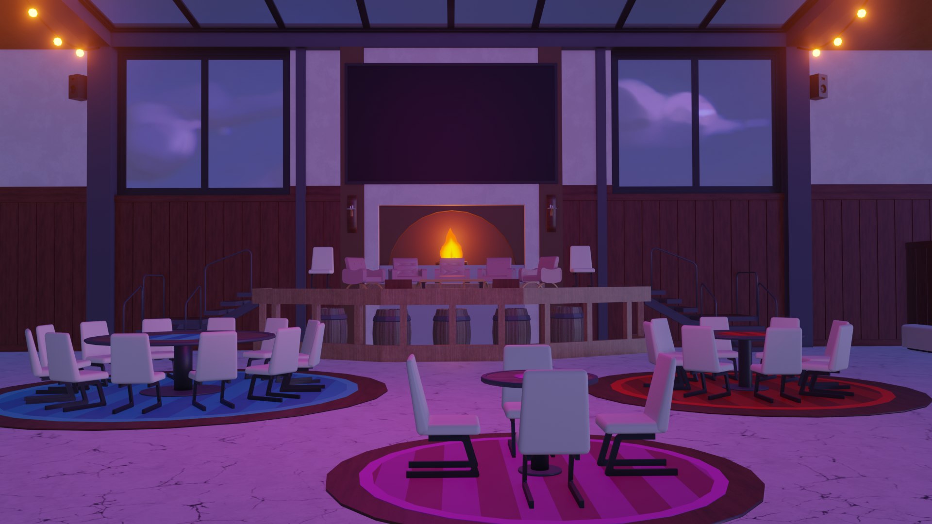 3D Metaverse Restaurant - TurboSquid 1877557
