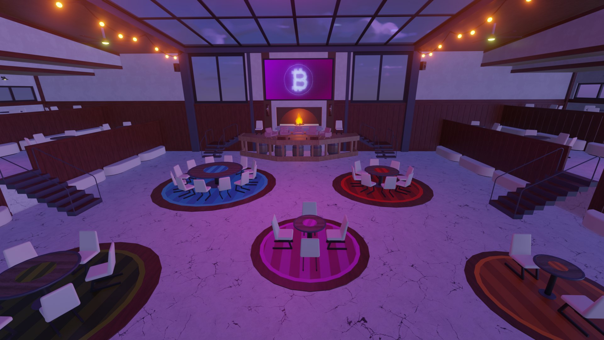 3D Metaverse Restaurant - TurboSquid 1877557