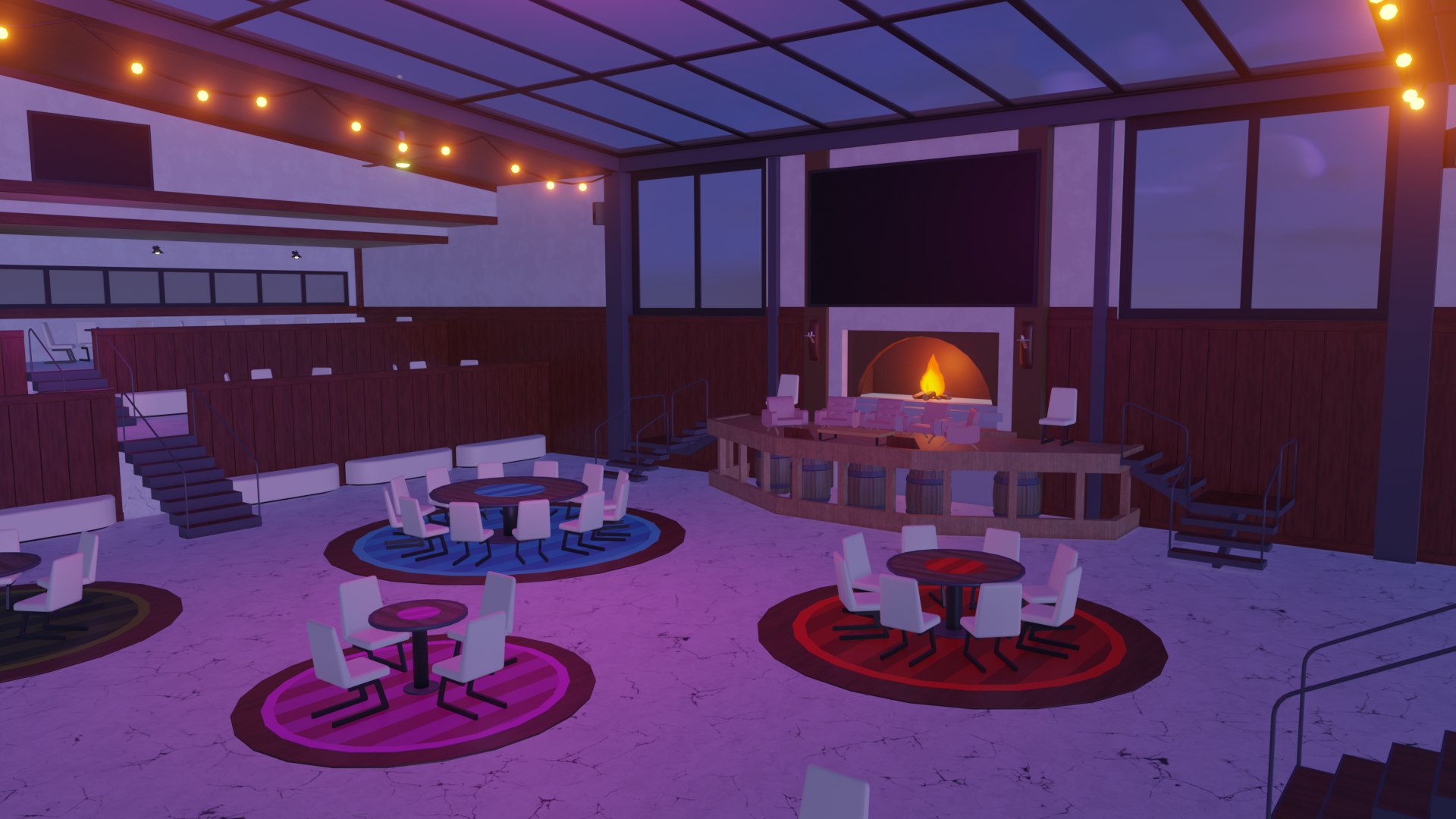 3D Metaverse Restaurant - TurboSquid 1877557