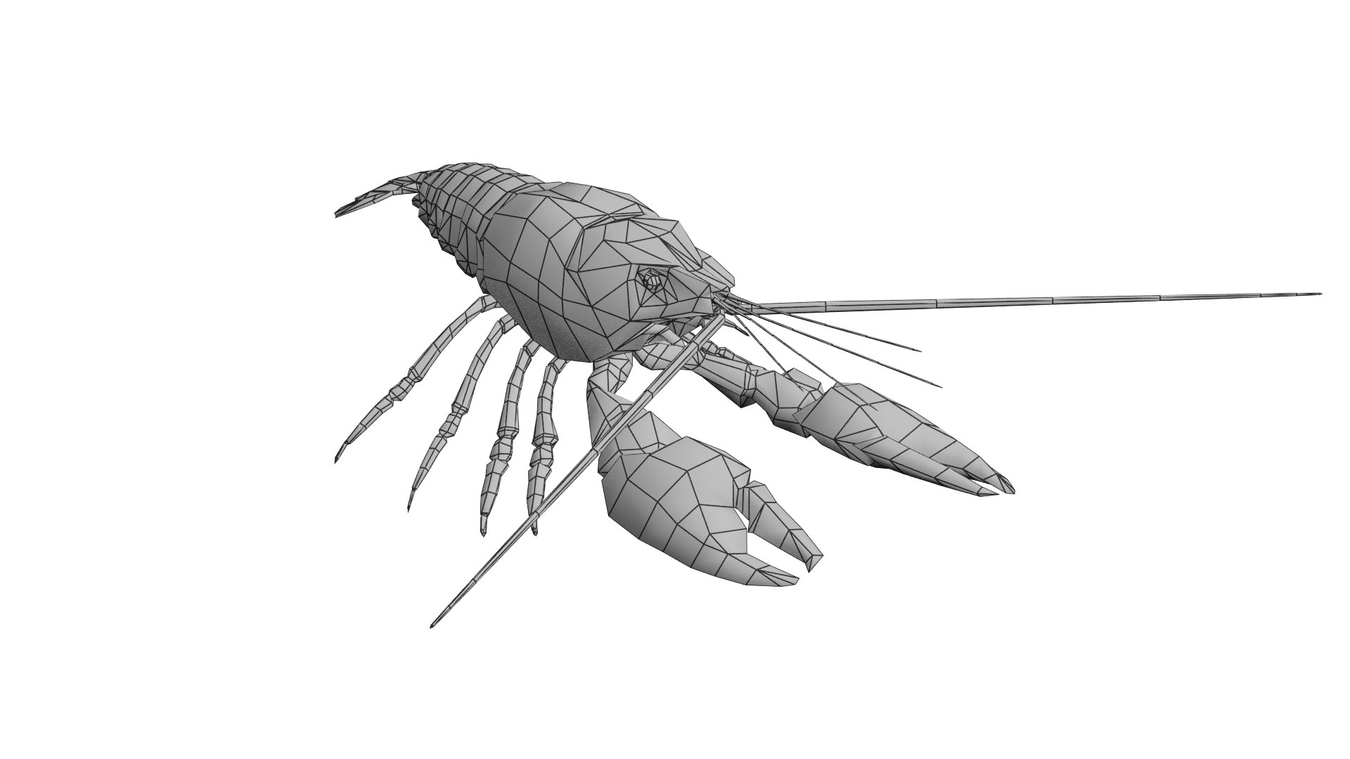 Crayfish fish 3D - TurboSquid 1311009