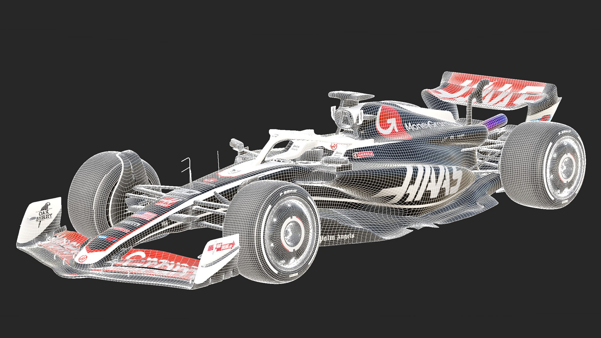 3D F1 Haas VF-24 2024 Model - TurboSquid 2185345