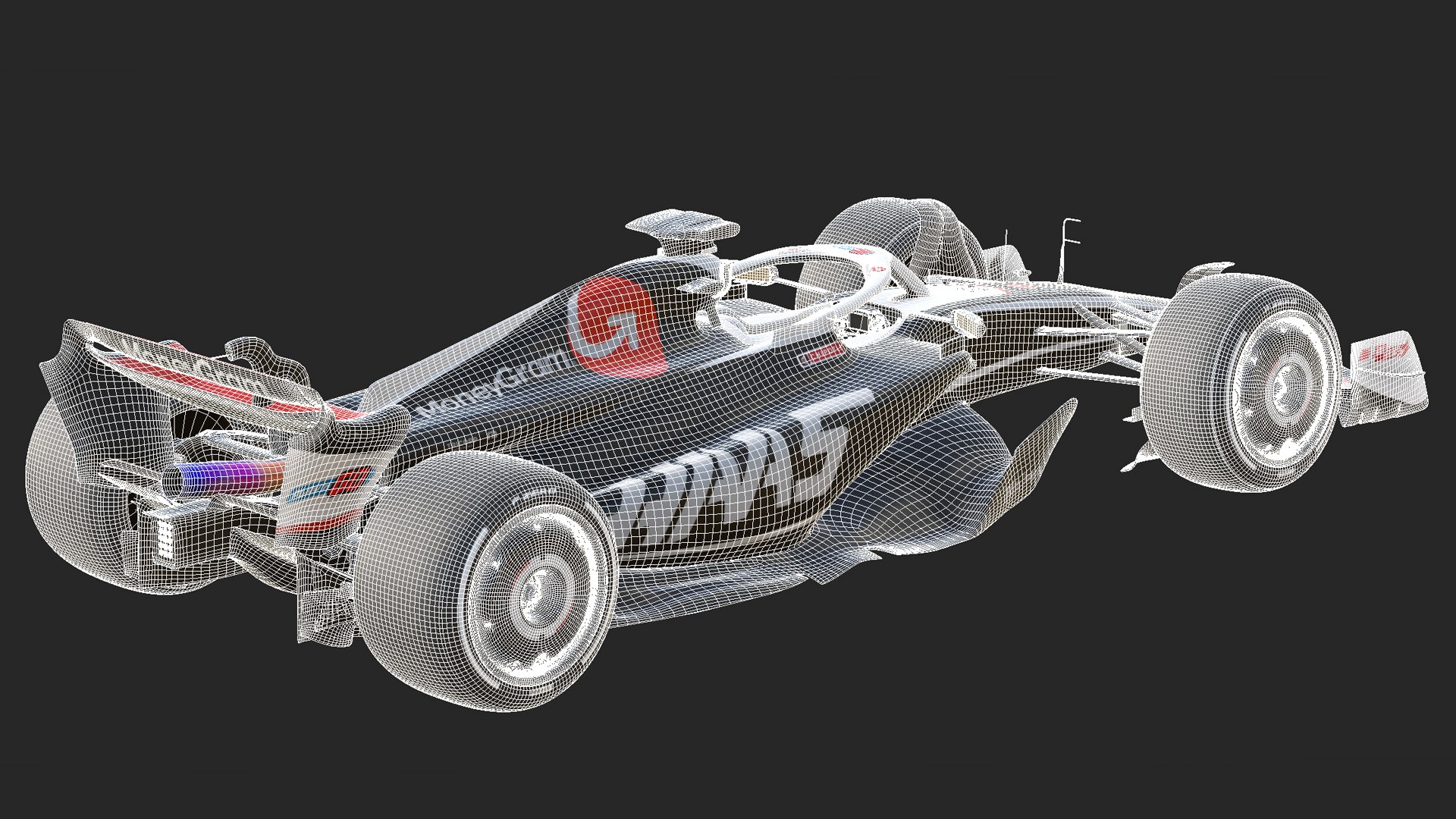 3D F1 Haas VF-24 2024 Model - TurboSquid 2185345