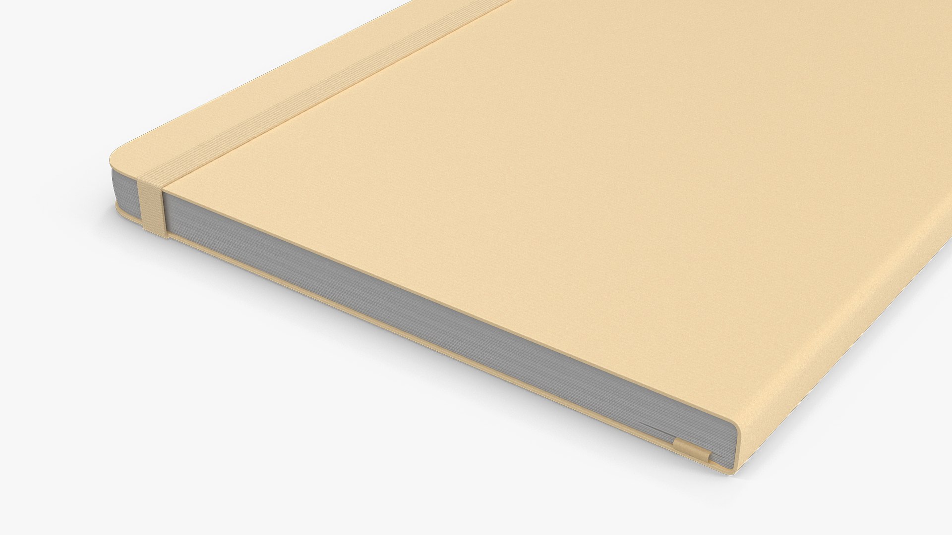 Classic Notebook With Bookmark Yellow 3D Model - TurboSquid 2237148