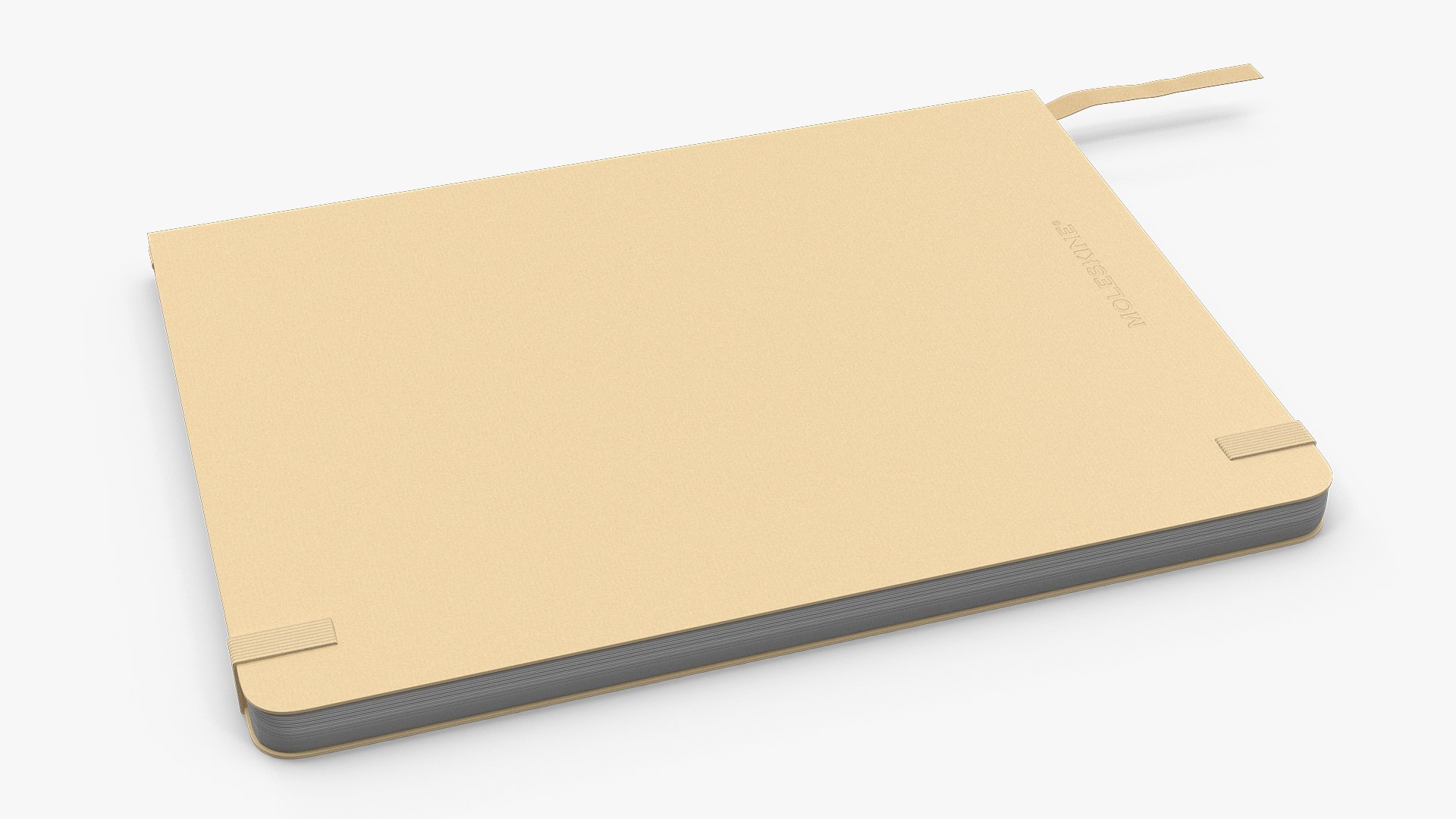 Classic Notebook With Bookmark Yellow 3D Model - TurboSquid 2237148