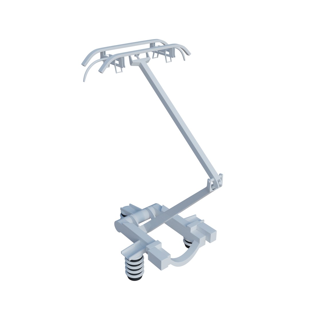 3D Model Train Pantograph Bogie - TurboSquid 1487734