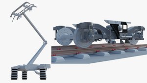 Jacobs bogie 3D model - TurboSquid 1202098