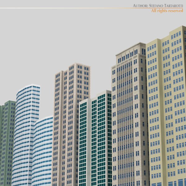 3d model polygons buildings