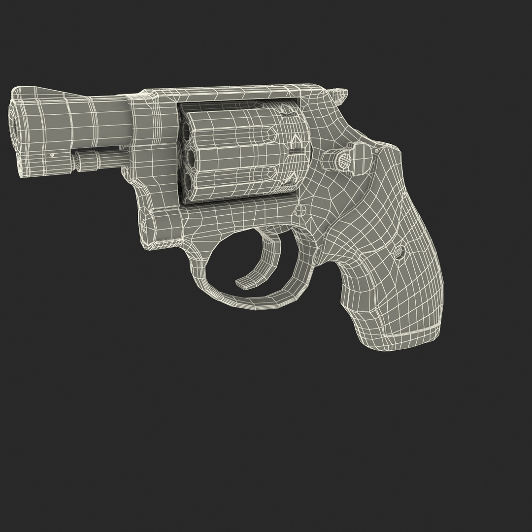 3d Model Revolver