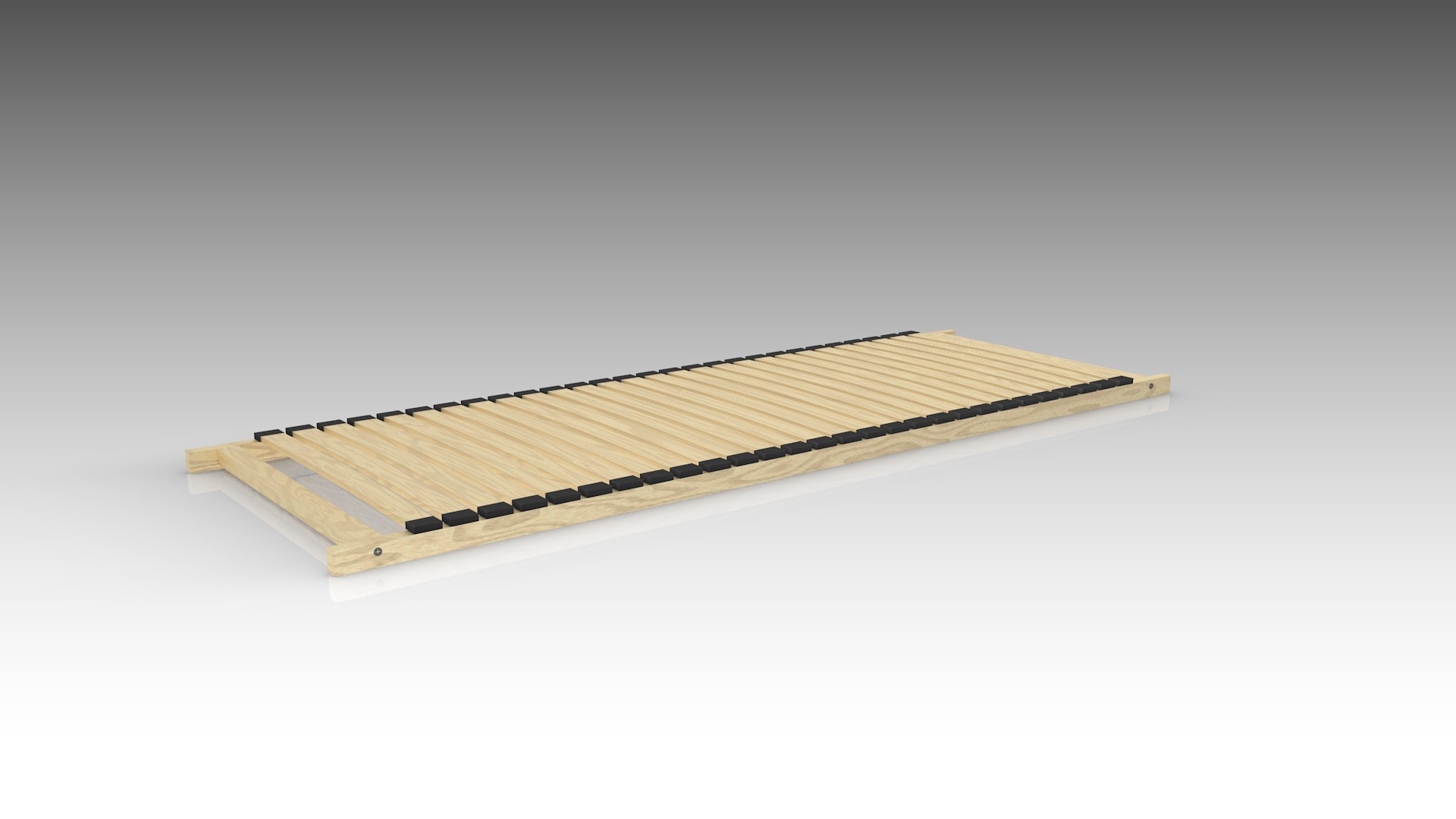 Slatted 3D Model - TurboSquid 1159365