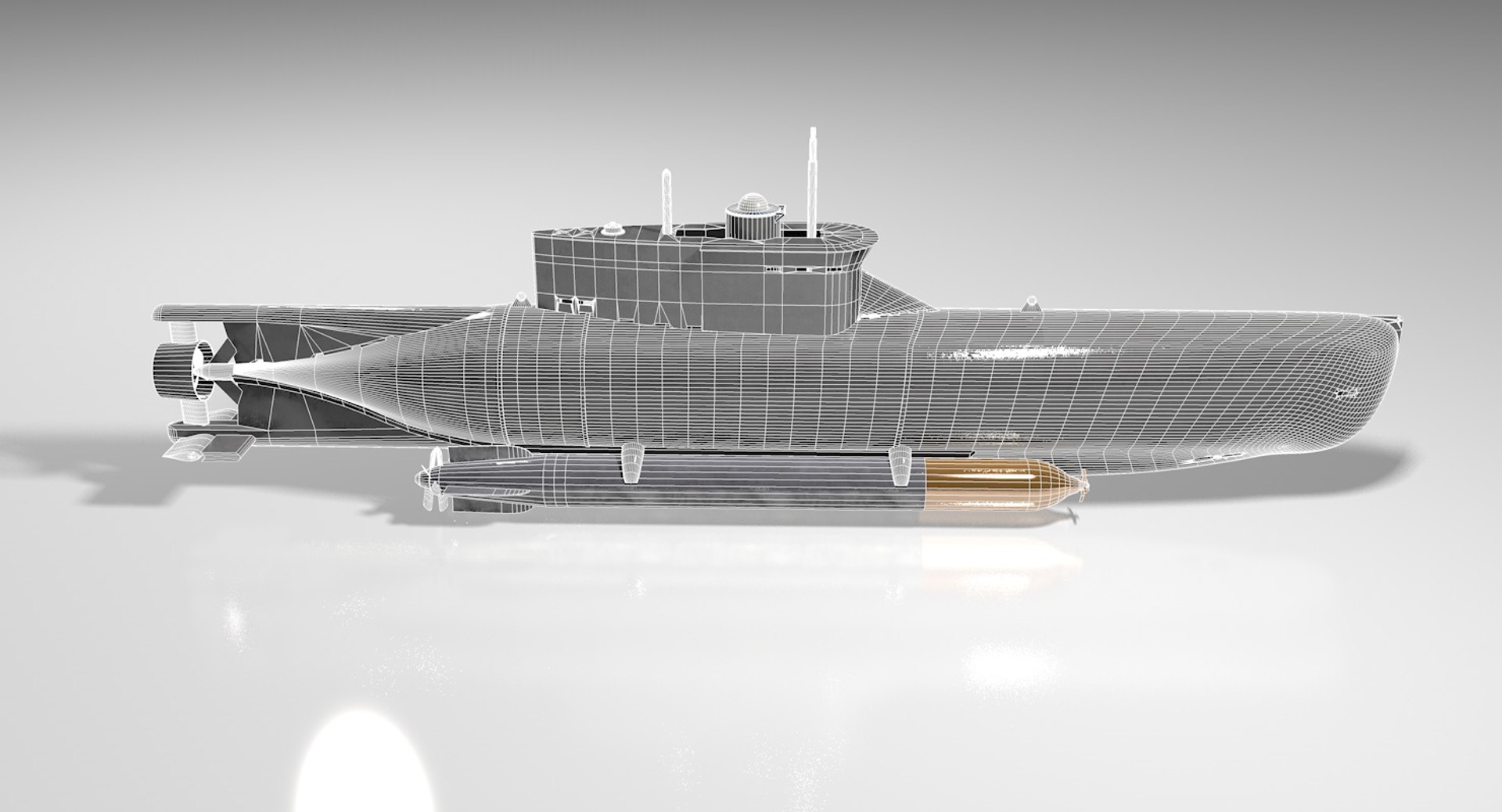 3D Submarine Sub Marine - TurboSquid 1486203