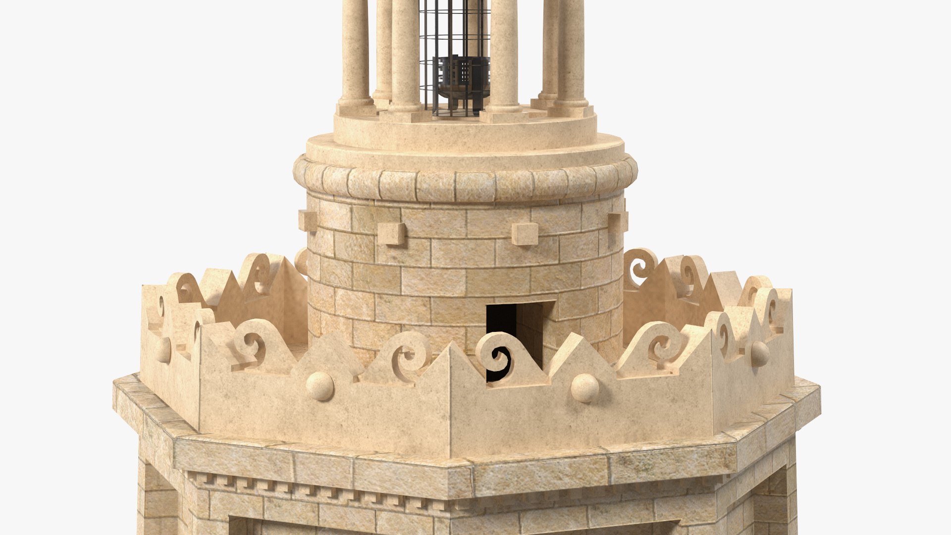 3D Model Lighthouse Of Alexandria Top - TurboSquid 1744192