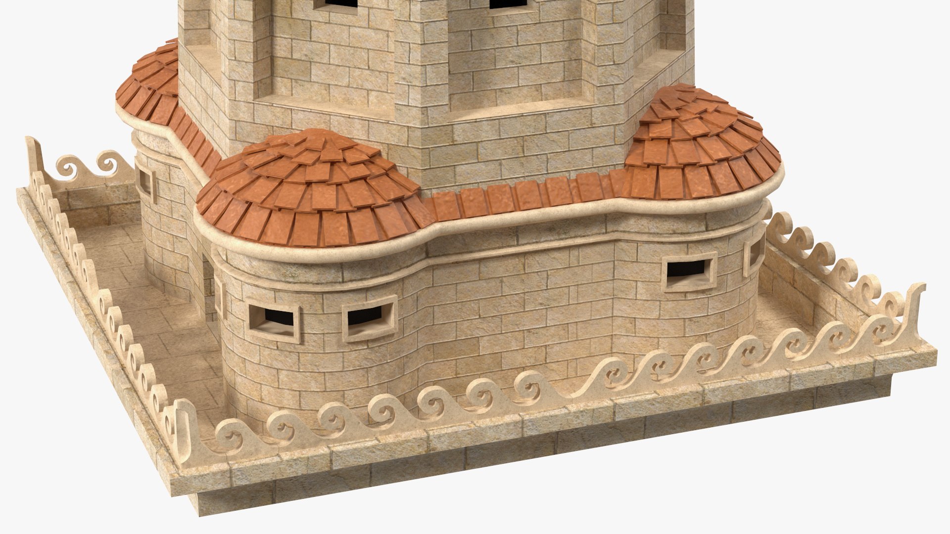 3D Model Lighthouse Of Alexandria Top - TurboSquid 1744192