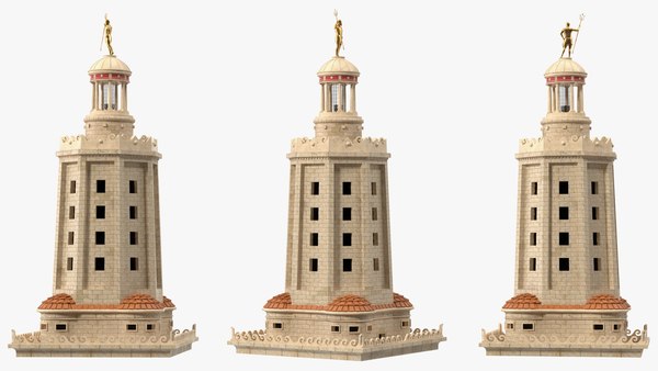 3D model Lighthouse of Alexandria Top - TurboSquid 1744192