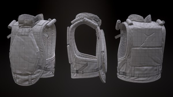 6b13 assault body armor 3D - TurboSquid 1836528